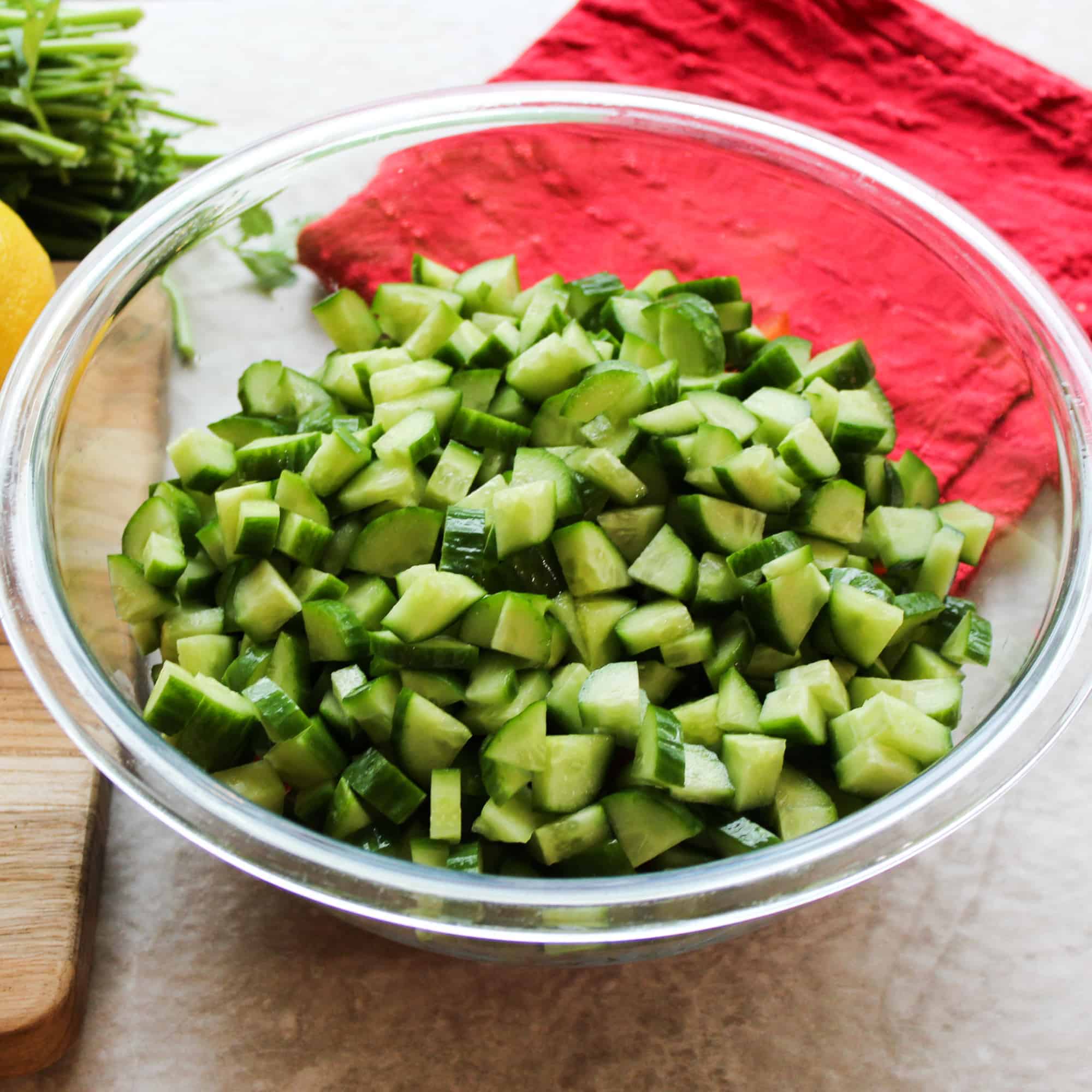 Quick and Easy Israeli Salad - Yay Kosher - Healthy and Fresh