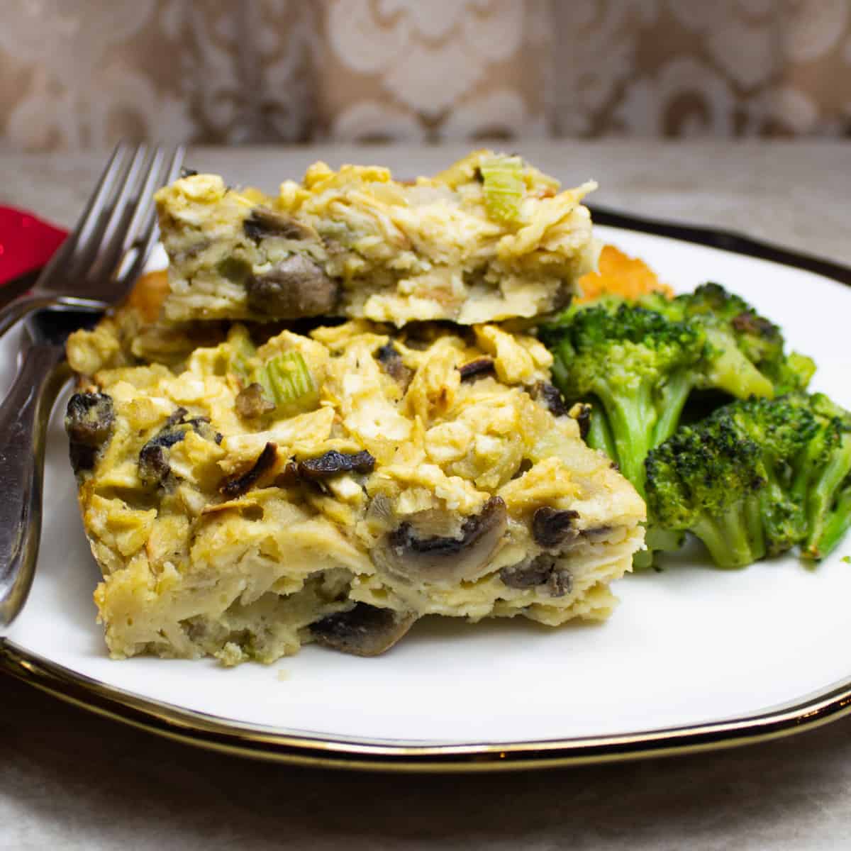GG's Matzo Farfel Kugel (Savory Passover Stuffing) - Yay Kosher